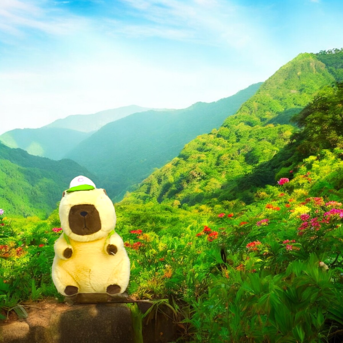 Peluche Capibara mochila tenis 26cm GENERICO | falabella.com